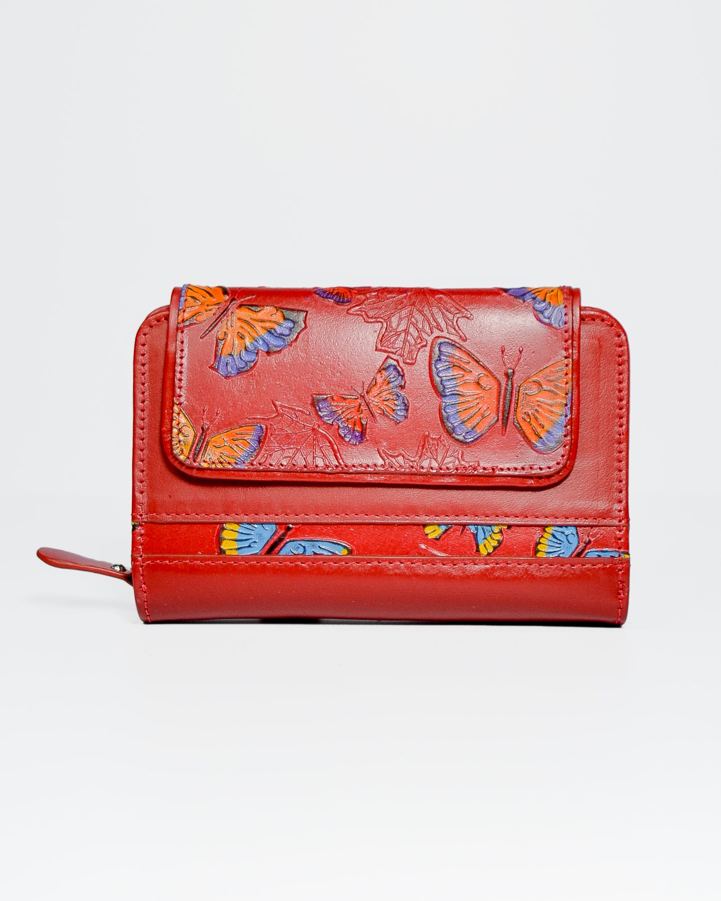 Billetera de dama mediana roja – Billeteras Medellín